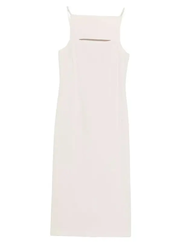 Patrizia Pepe Sleeveless Midi Dress - Neutrals