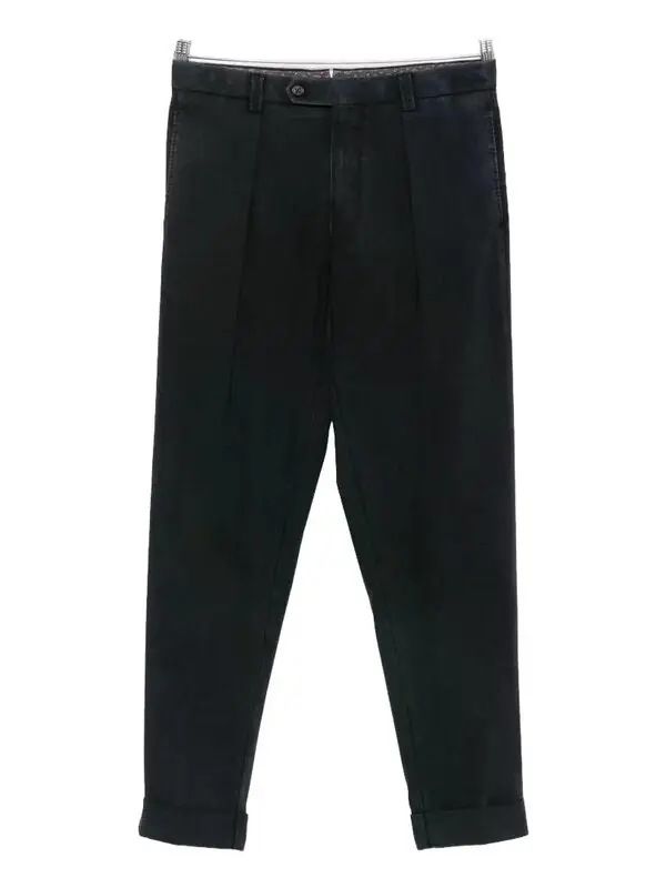 BERWICH Chiaia Pleated Trousers - Blue