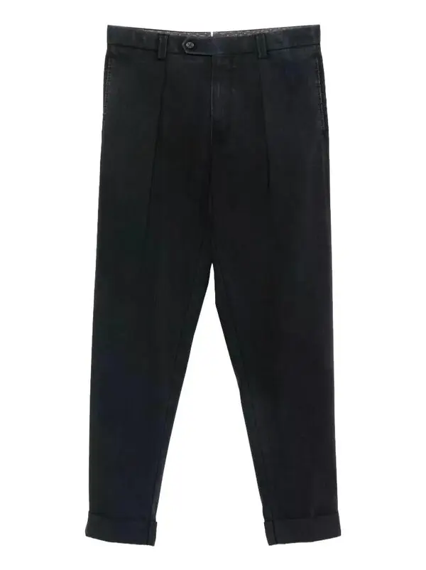 BERWICH Chiaia Pleated Trousers - Blue