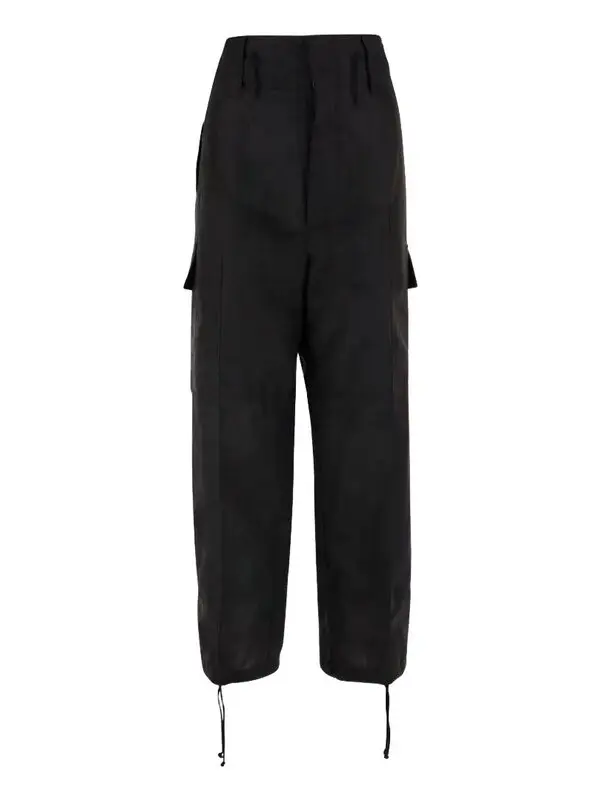 NICCOLO PASQUALETTI Panelled Drawstring Trousers - Black