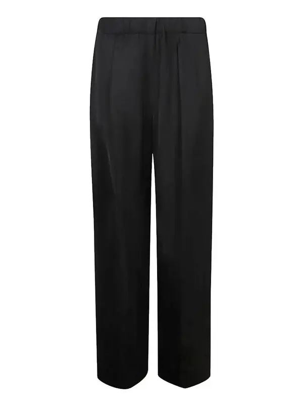 JIL SANDER Pleated Trousers - Black