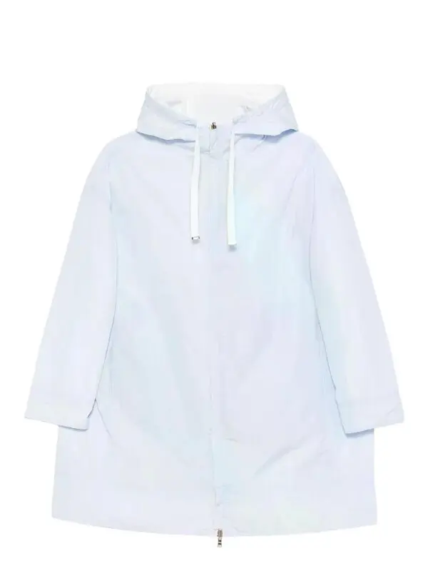 Herno Drawstring Hooded Parka - Blue