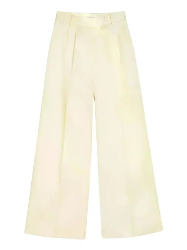 VORANIDA Pleated Wide-leg Trousers - Neutrals