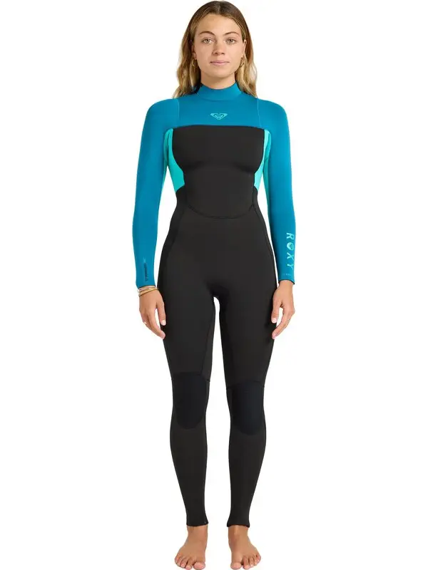 Roxy 4/3mm Prologue Gbs Back Zip Wetsuit - Baltic