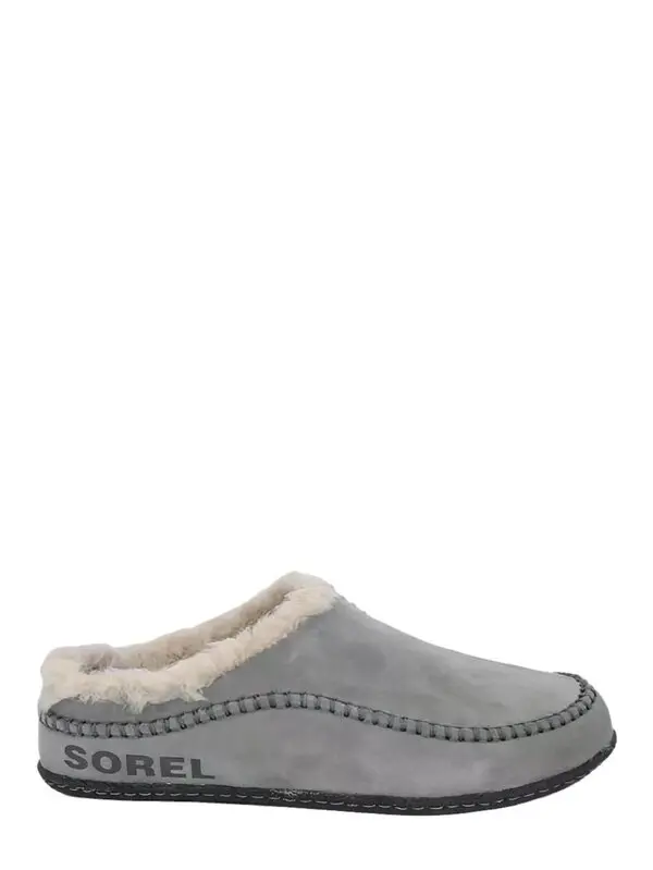 Sorel Stitched Shearling Slippers - Grey