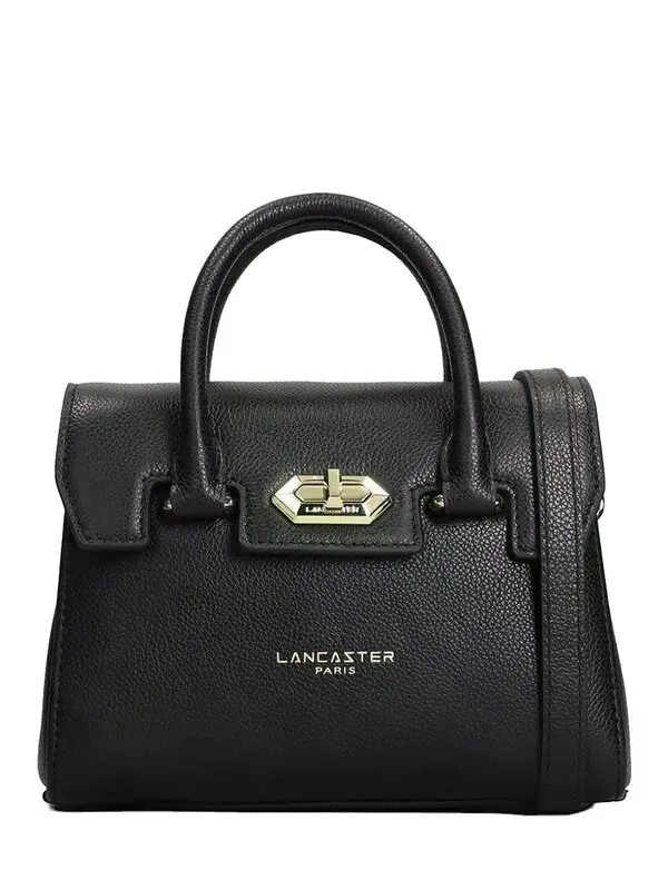 LANCASTER Milano Cosmos Leather Handbag - Black