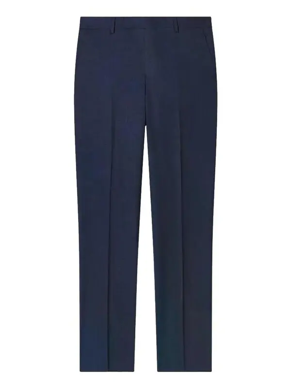 Paul Smith Pressed-crease Tailored Trousers - Blue
