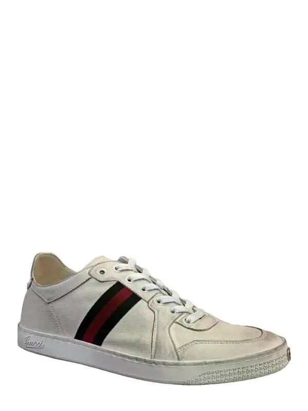 Gucci Leather Sneakers - White