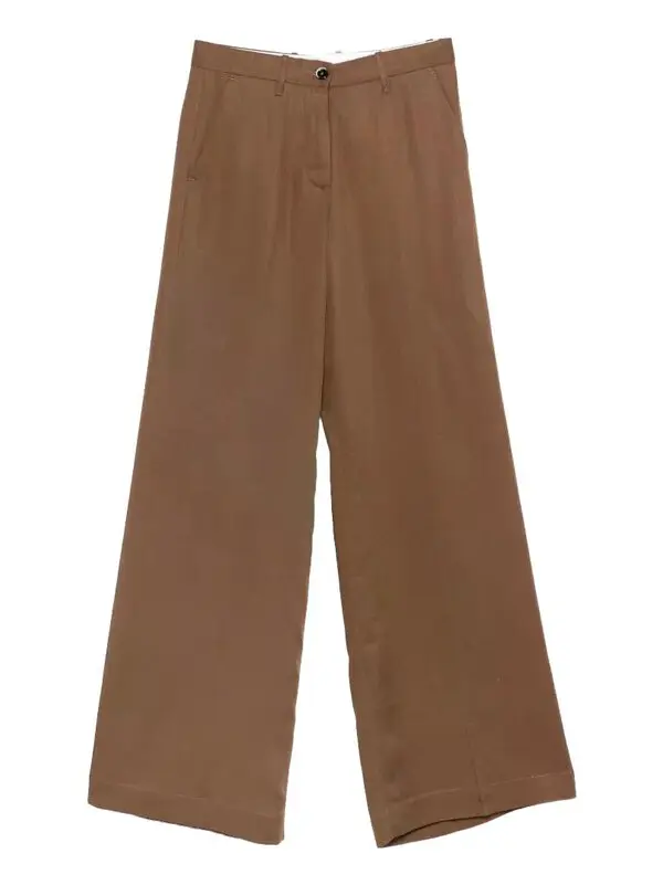 NINE:INTHE:MORNING Nadia Palazzo Pants - Brown