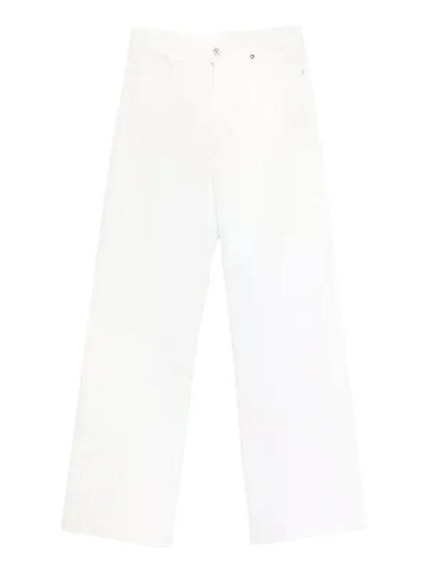 NINE:INTHE:MORNING Enna Wide-leg Jeans - White