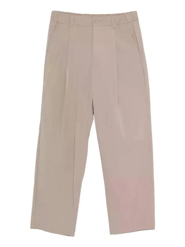 Herno Pleated Elasticated-waist Trousers - Neutrals