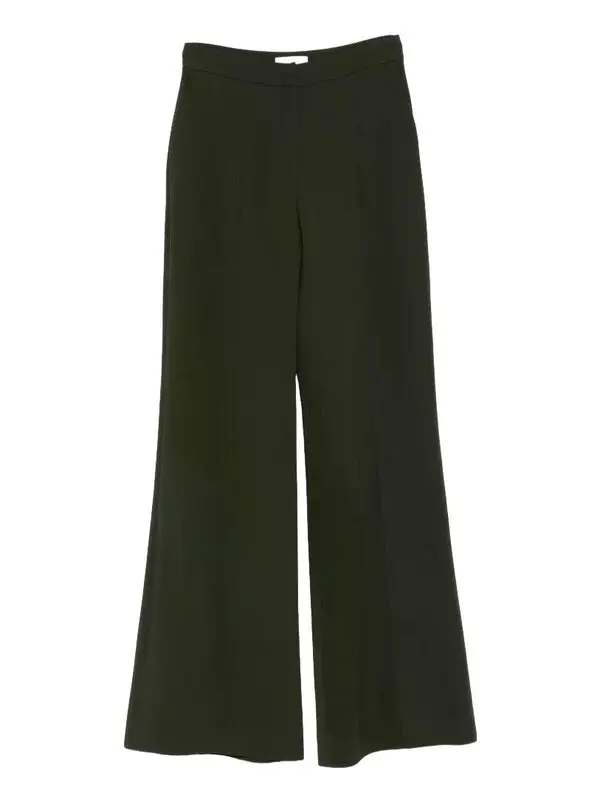 Elie Saab Pressed-crease Trousers - Green