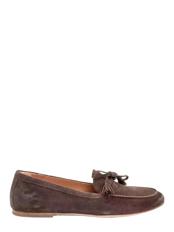DUCANERO Tassel-detail Suede Loafers - Brown