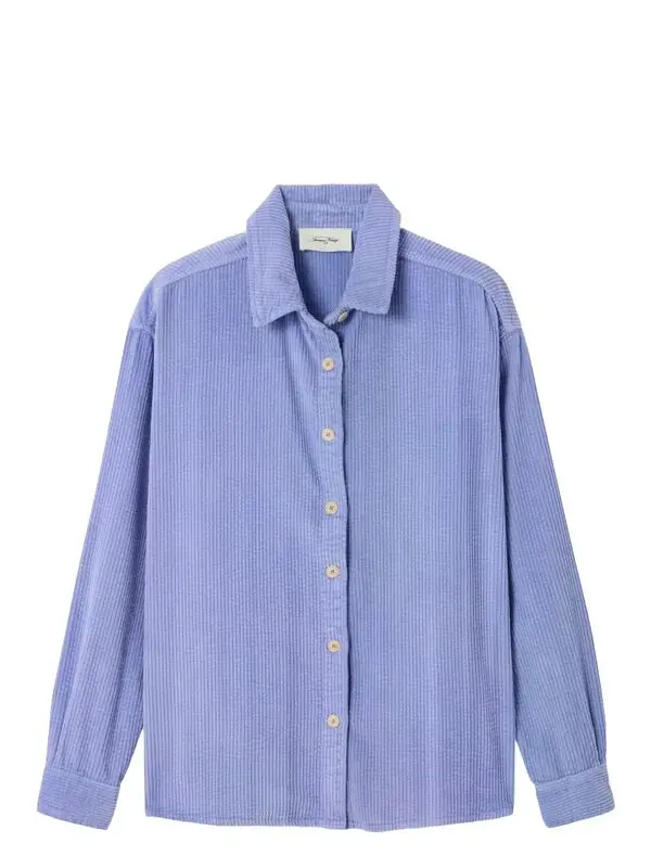 American Vintage Padow Corduroy Shirt - Purple