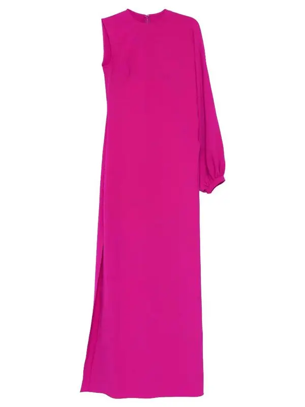 Amsale One-shoulder Maxi Dress - Pink