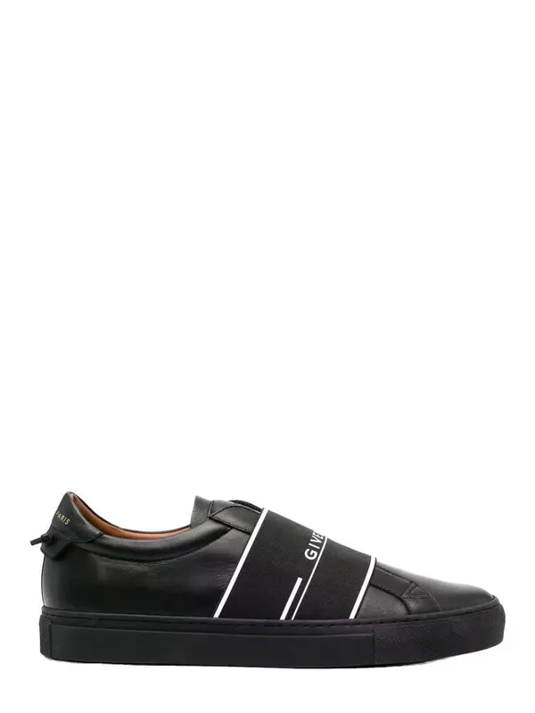 Givenchy Logo-print Leather Sneakers - Black
