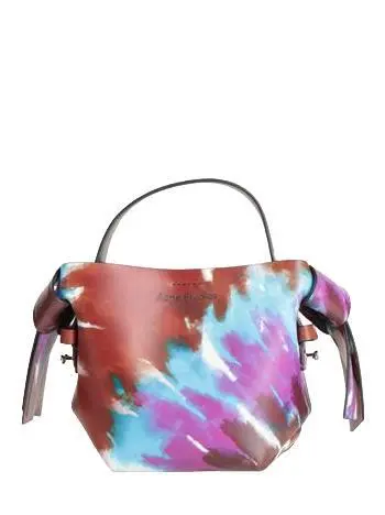 Acne Studios Tie-dyed Leather Bucket Bag - Red