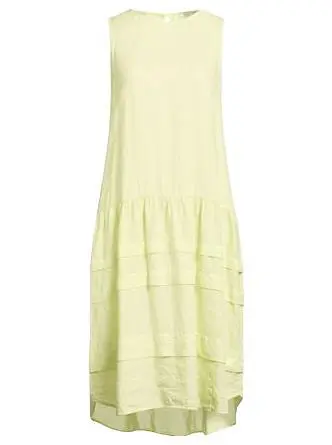 Peserico Easy Linen Midi Dress - Green