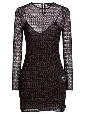 Missoni Mini Crochet-knit Bodycon Dress - Orange