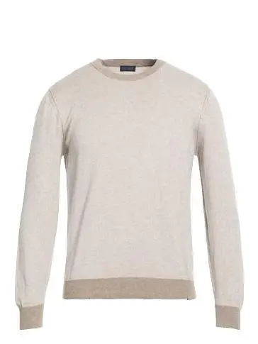 Paul & Shark Cotton Cashmere Striped Crewneck Sweater - Khaki