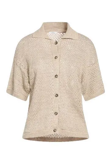Peserico Linen-cotton Cardigan - Beige