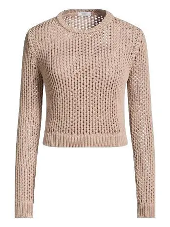 Peserico Knitted Crewneck Sweater - Beige