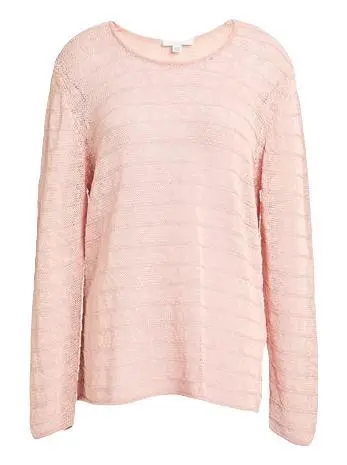 Crossley Knitted Crewneck Sweater - Pink