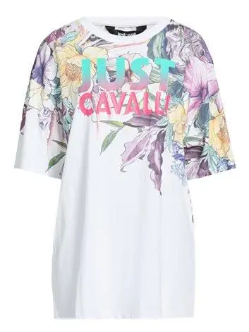 Just Cavalli Floral-print T-shirt - White