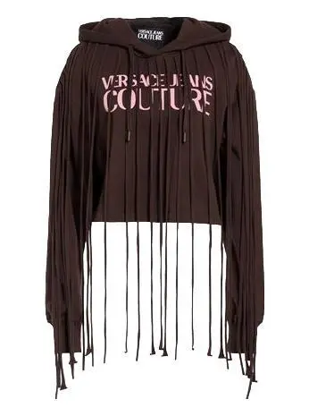 Versace Cotton French Terry Sweatshirt - Brown