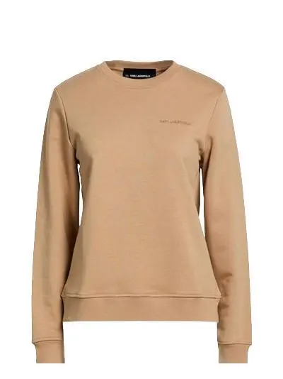 Karl Lagerfeld Sweatshirt In Organic Cotton And Recycled Polyester - Beige