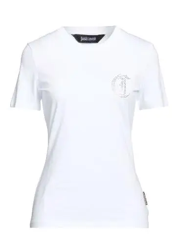 Just Cavalli Cotton Blend T-shirt - White