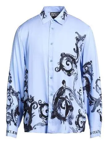 Versace Shirt Size Viscose - Azure