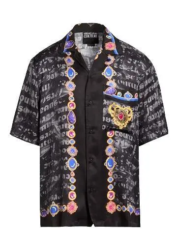 Versace Shirt Size Viscose - Black