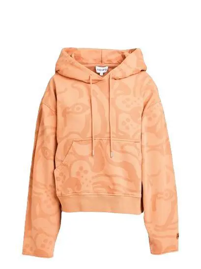 Kenzo Cotton Fleece Sweatshirt - Orange
