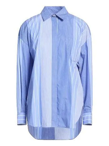 Maje Cotton Striped Shirt - Blue