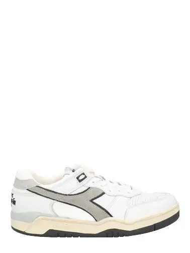 DIADORA HERITAGE Leather Low-top Sneakers - White