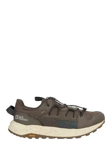 JACK WOLFSKIN Low-top Sneakers With Vibram Rubber Sole - Brown