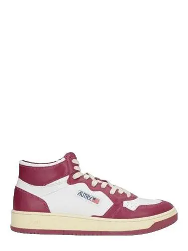 AUTRY Leather High-top Sneakers - White