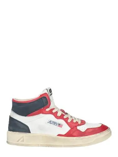 AUTRY Leather High-top Sneakers - White