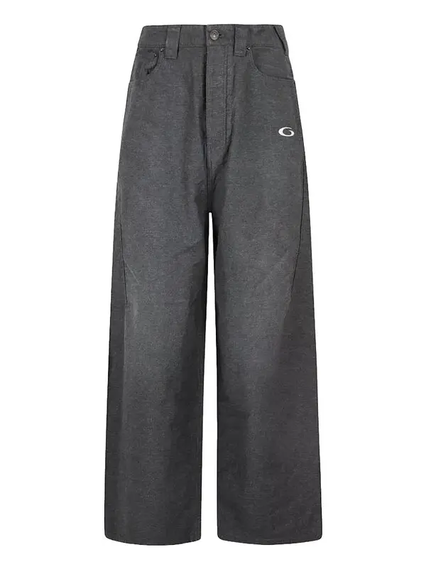 Balenciaga Embroidered Trousers - Grey