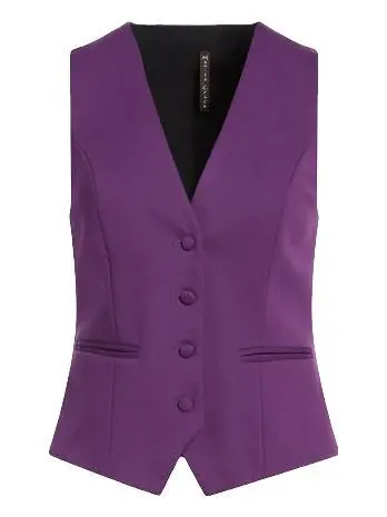 MANILA GRACE Tailored Vest - Purple