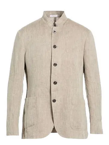 Boglioli Single-breasted Linen Blazer - Sage Green