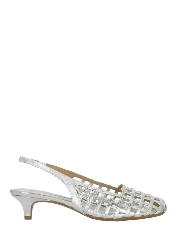 Ash 50mm Enji Heeled Pumps - Silver