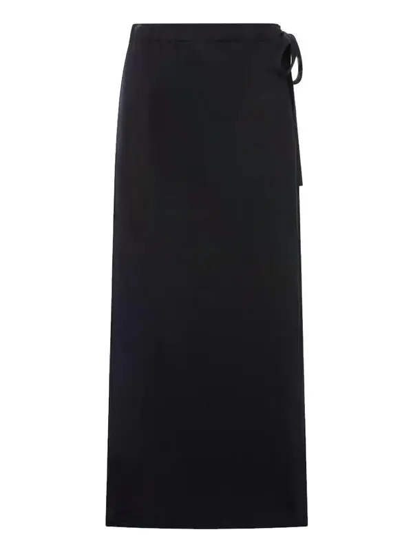 TOTEME Wrap-style Midi Skirt - Black