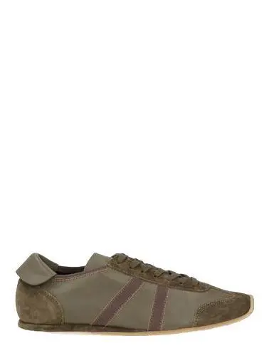 Fabiana Filippi Military Leather Sneakers - Green
