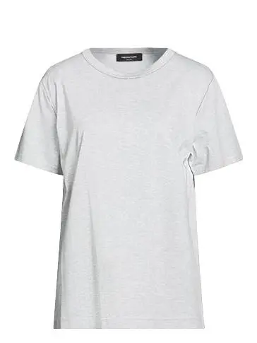 Fabiana Filippi Cotton Jersey T-shirt With Ecobrass Embellishments - Grey