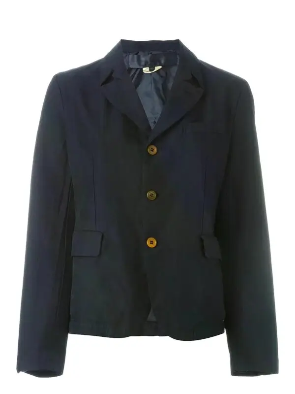 Comme Des Garçons Three Button Blazer - Blue