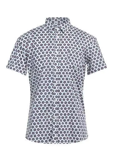 DANIELE ALESSANDRINI Shirt Size Cotton, Elastane - White