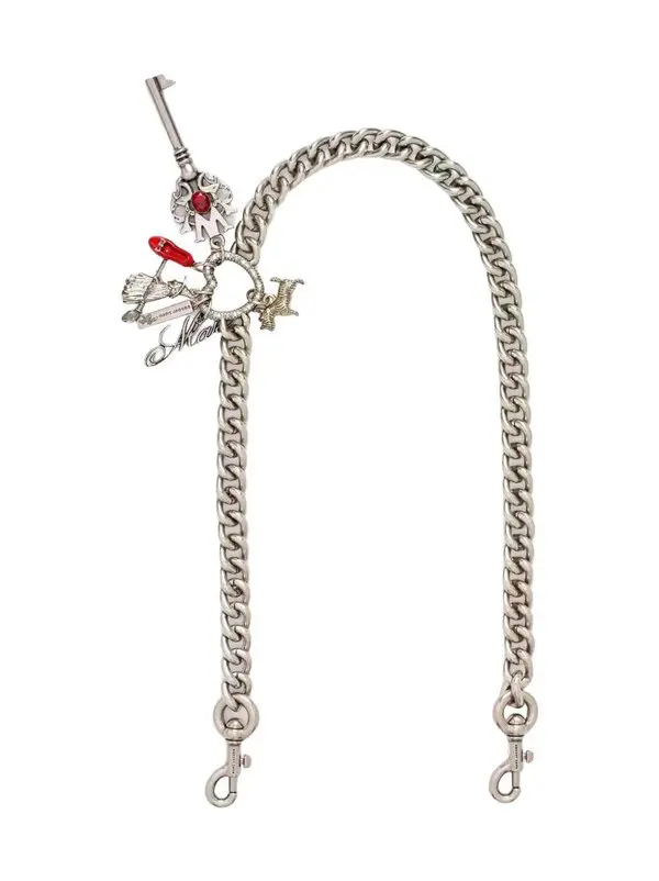 Marc Jacobs Wizard Of Oz Charm-embellished Shoulder Strap - Silver