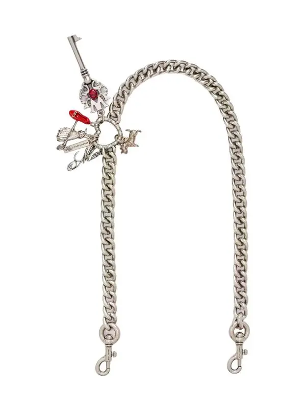 Marc Jacobs Wizard Of Oz Charm-embellished Shoulder Strap - Silver